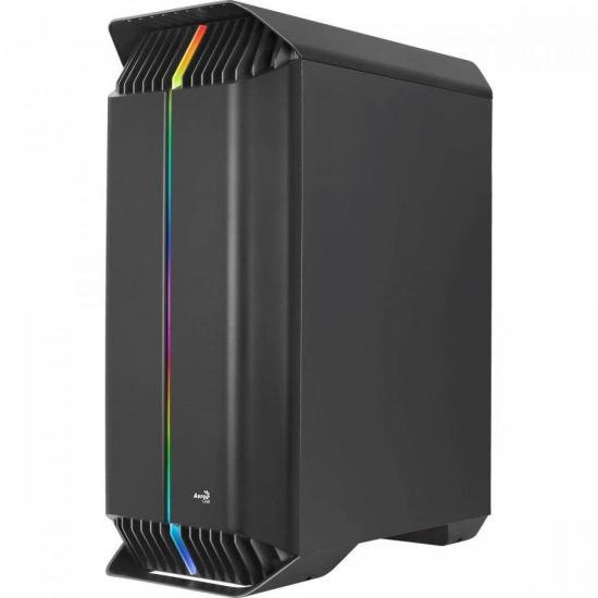 Gabinete Gamer Aerocool Gladiator Preto RGB Lateral Vidro – Importline ...
